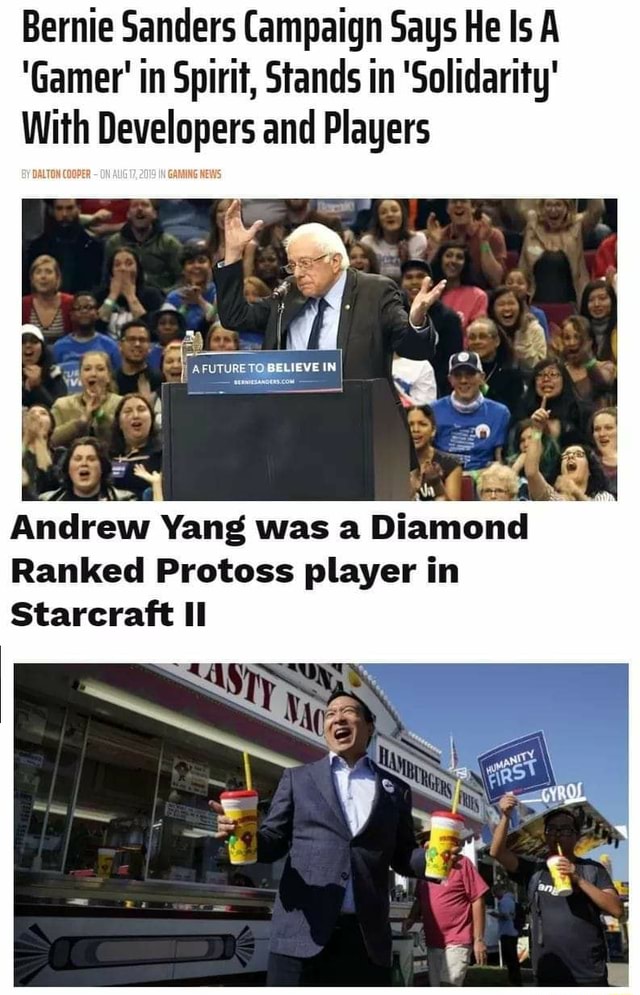 Bernie Sanders Campaign Says He Is A 'Gamer' in Spirit, Stands in ...