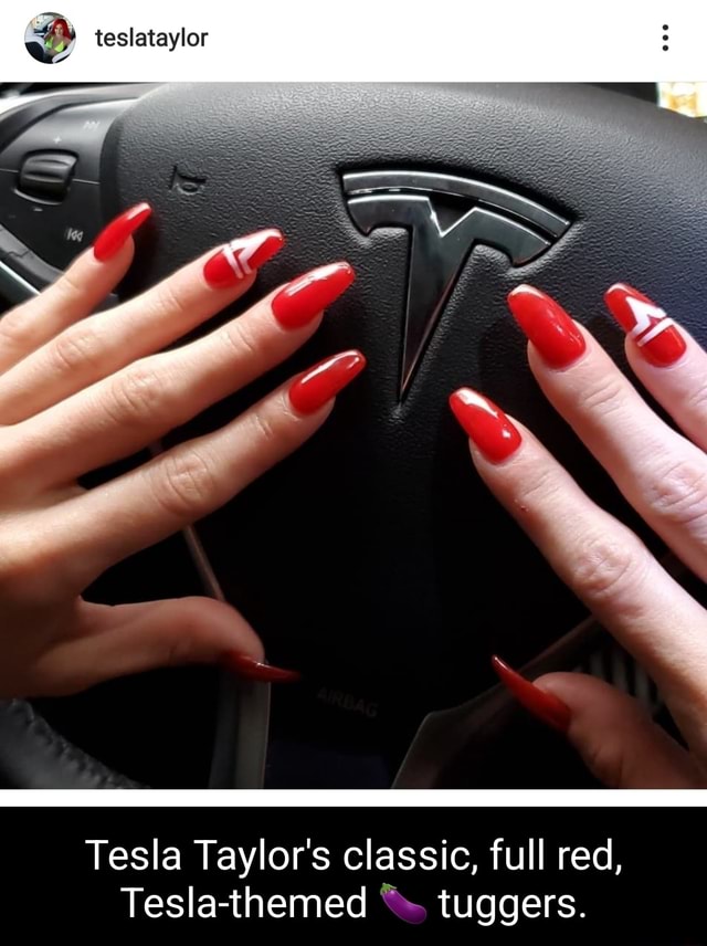 Teslataylor Tesla Taylor's classic, full red, Tesla-themed tuggers ...