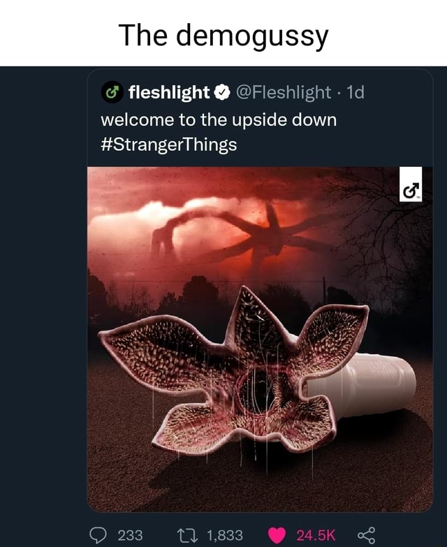 The demogussy fleshlight @ Fleshlight welcome to the upside down # ...