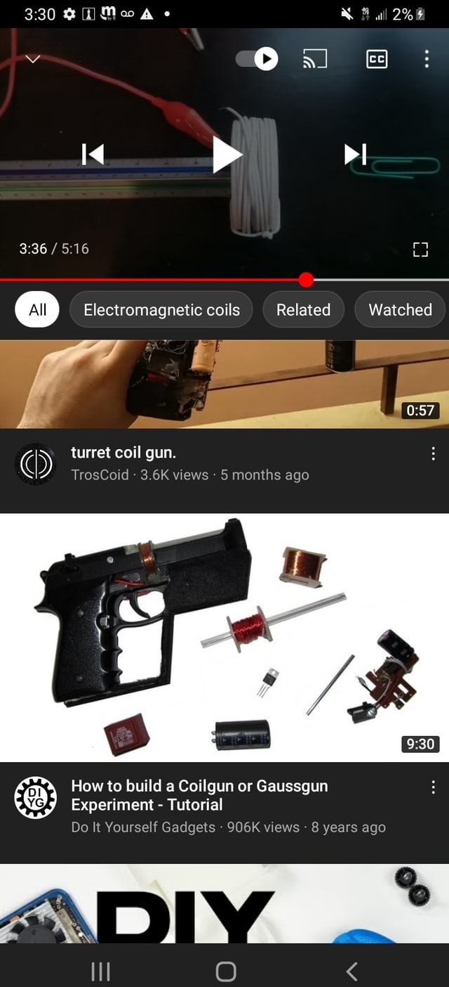 2% v al Electromagnetic coils Related Watched turret coil gun. TrosCoid ...