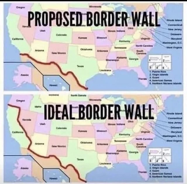 --PROPOSED-BORDER WALL {_~IDEALBORDER WALL - iFunny