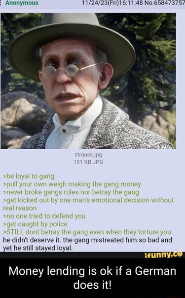 NOD the by he didn't deserve it. the gang mistreated him so bad and et ...