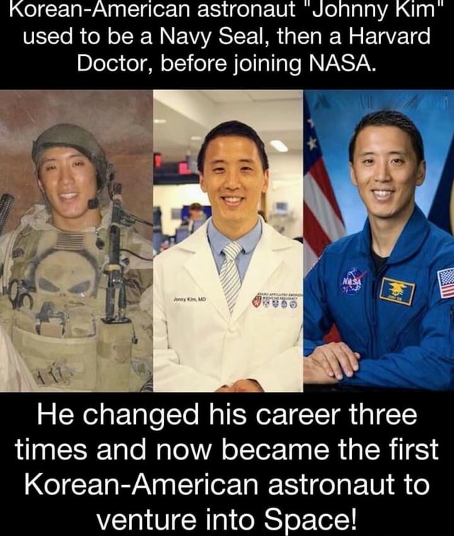 Korean-American astronaut Johnny Kim" used to be a Navy Seal, then a ...