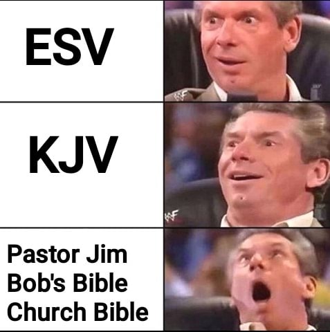 KJV Pastor Jim Bob's Bible Church Bible - iFunny