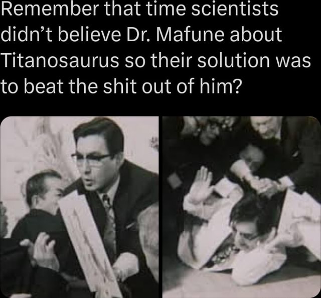 Remember that time scientists didn't believe Dr. Mafune about ...