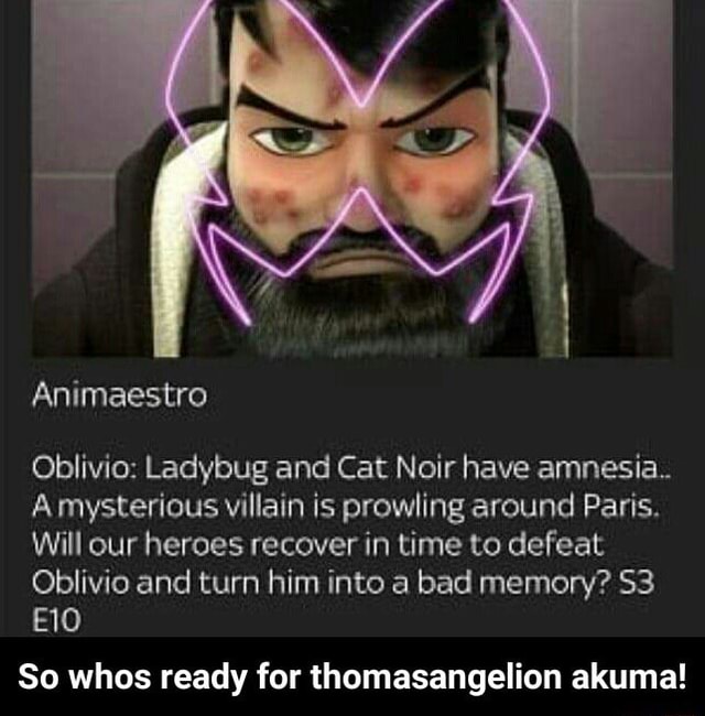 Oblivio: Ladybug and Cat Noir have amnesia. A mysterious villain is ...