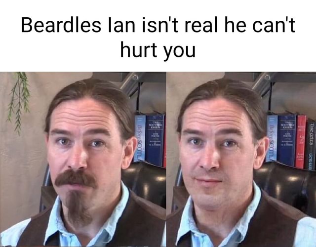 Beardles lan isn't real he can't hurt you - iFunny