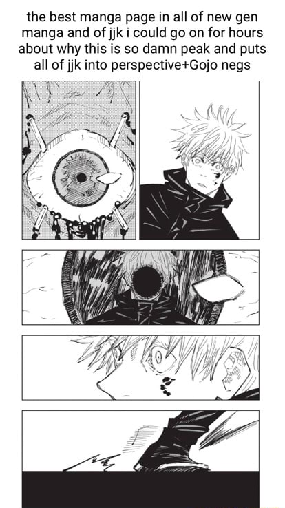 The best manga page in all of new gen manga and of jjk i could go on ...
