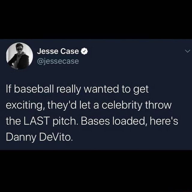 Jesse Case @ fi @jessecase If baseball really wanted to get exciting ...