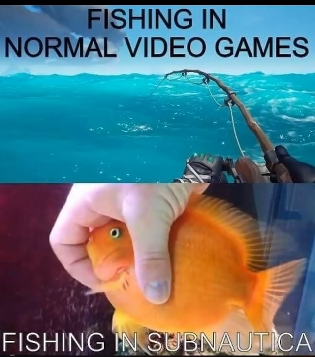 FISHING IN NORMAL VIDEO GAMES FISHING - iFunny