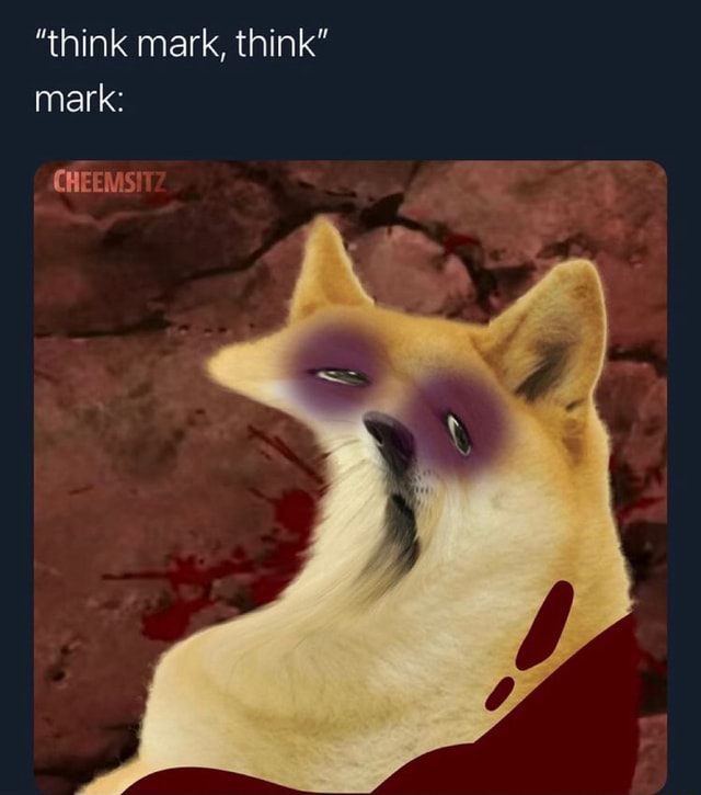 "think mark, think" mark: CHEEMS - iFunny