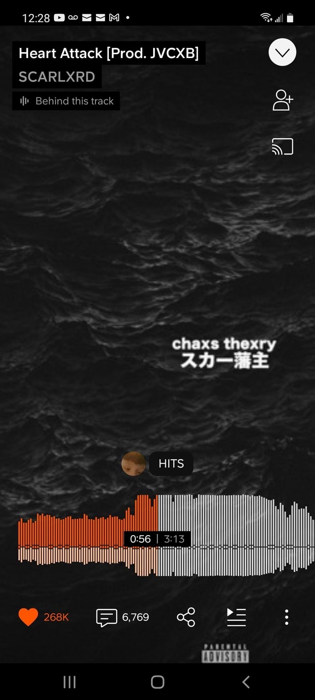 Heart Attack [Prod. JVCXB] SCARLXRD Behind this track chaxs thexry Aa- HITS 268 6,769 = O