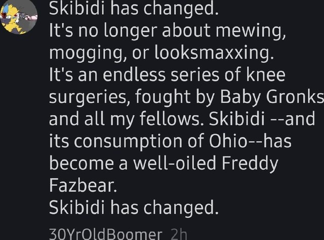 Di has changed. It's no longer about mewing, mogging, or looksmaxxing ...