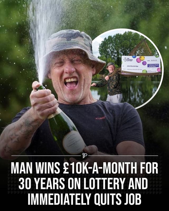 John Stembridge is only but plans to give up his job after winning per ...