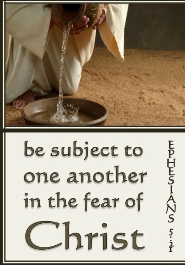 Be subject to one another in the fear of Christ NZ Lrom - iFunny