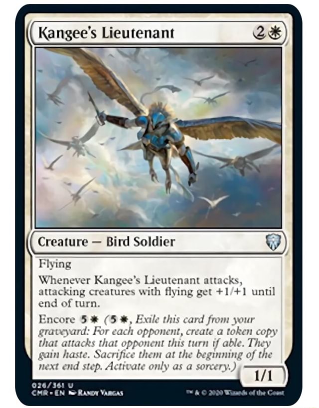 Kangee's Lieutenant Creature - Bird Soldier Flying Whenever Kangee's ...