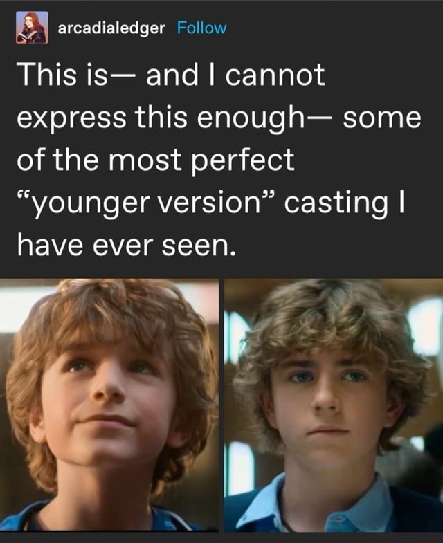 Walker Scobell and Azriel Dalman - arcadialedger This is- and I cannot ...