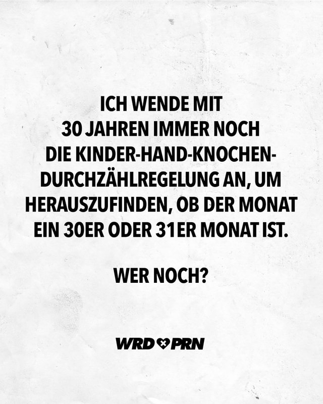 ICH WENDE MIT 30 JAHREN IMMER NOCH DIE KINDER-HAND-KNOCHEN ...