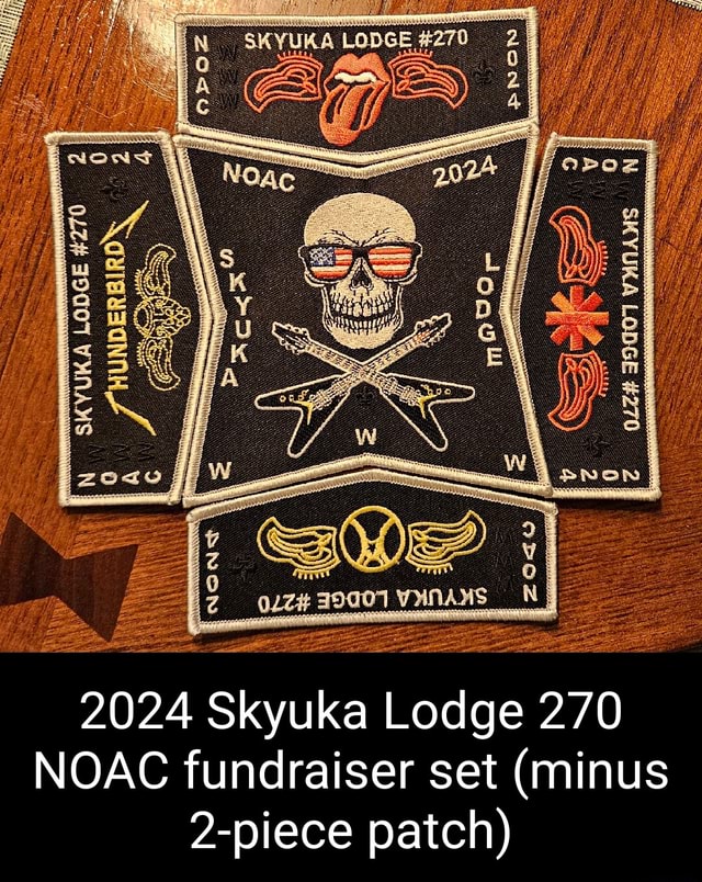 MUNDEREIRD 2024 Skyuka Lodge 270 NOAC fundraiser set (minus 2-piece patch) - iFunny