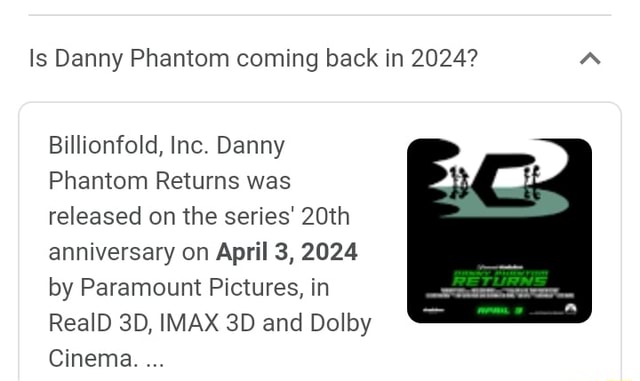 Is Danny Phantom coming back in 2024? Aa Billionfold, Inc. Danny ...