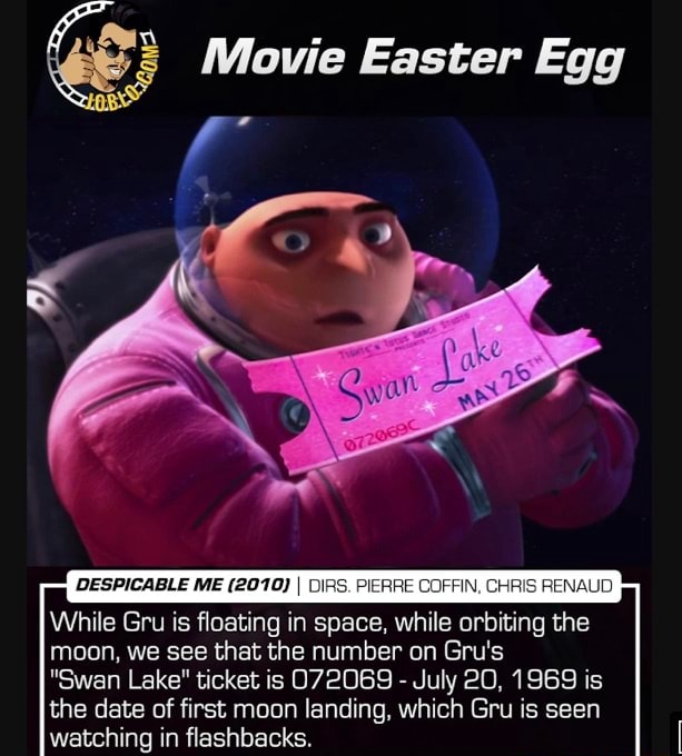 ) Movie Easter Egg DESPICABLE ME (2010) I DIRS. PIERRE COFFIN, CHRIS ...