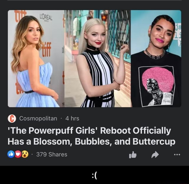 Cosmopolitan 4 hrs 379 Shares 'The Powerpuff Girls' Reboot Officially ...