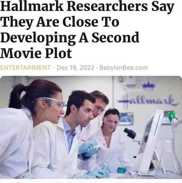Hallmark Researchers Say They Are Close To Developing A Second Movie ...