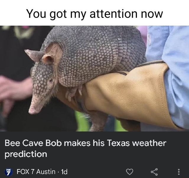 You got my attention now Bee Cave Bob makes his Texas weather ...