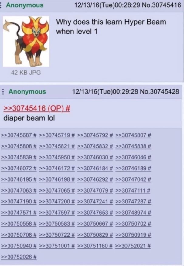 Anonymous No.30745416 Why does this learn Hyper Beam when level 1 42 KB ...