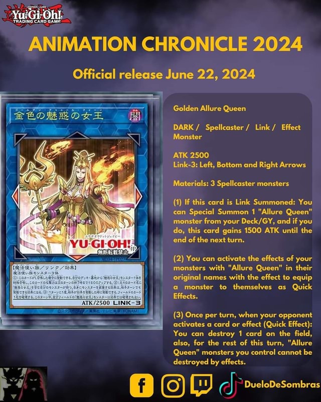 Rd TRADING CARD GAME- ANIMATION CHRONICLE 2024 Official release June 22 ...