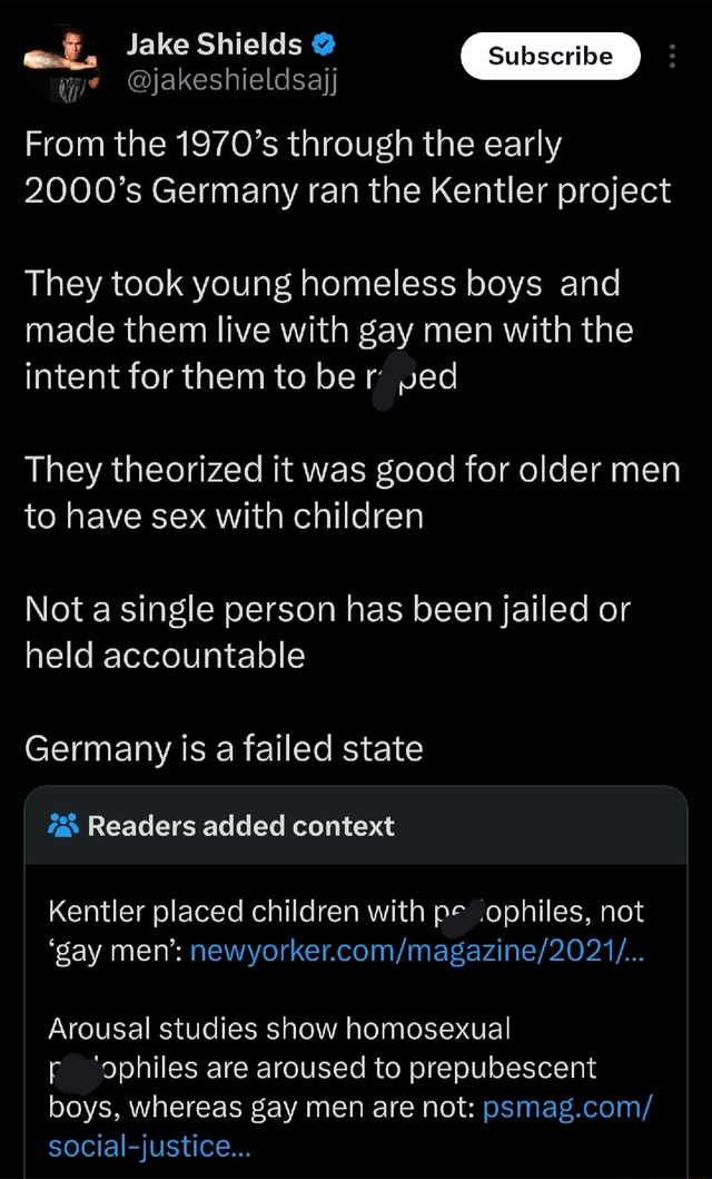 Jake Shields @ @jakeshieldsajj From the 1970's through the early 2000's ...