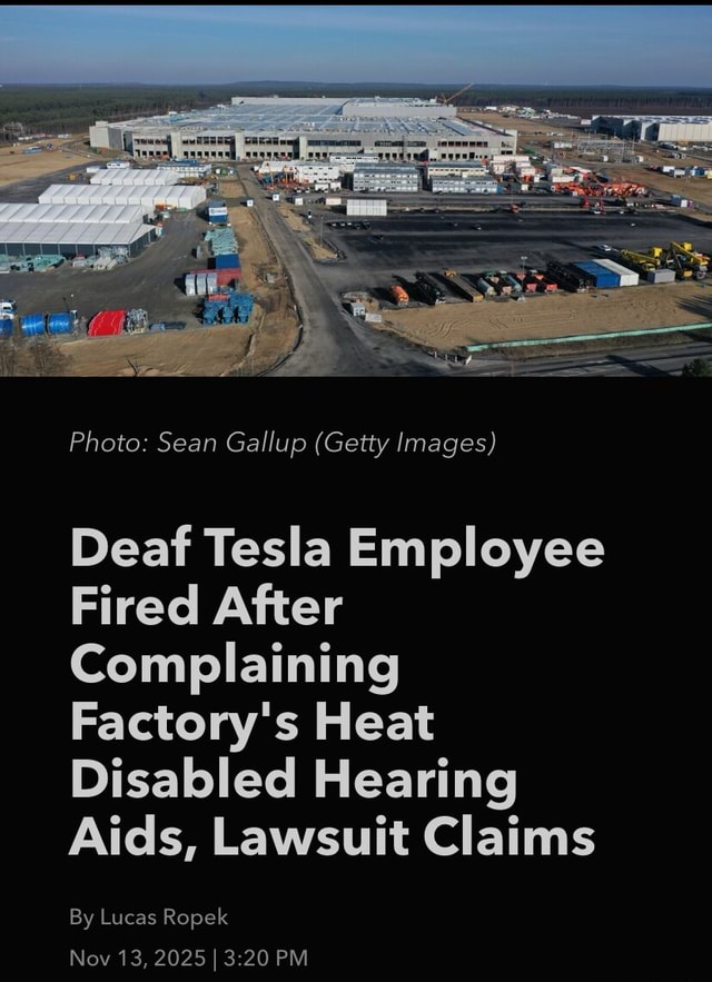 Photo: Sean Gallup (Getty Images) Deaf Tesla Employee Fired After ...