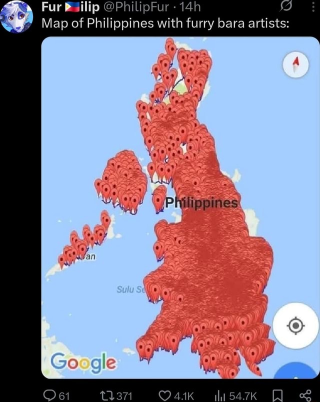Fur silip PhilipFur Map of Philippines with furry bara artists ...
