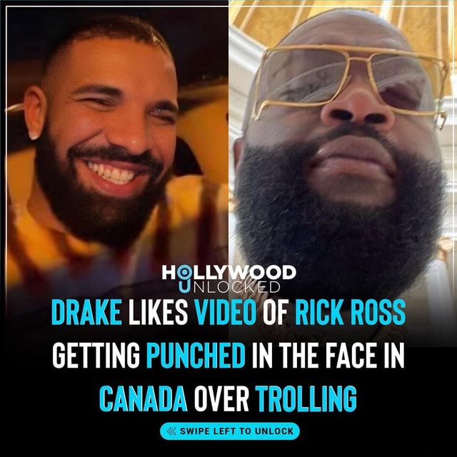 DRAKE LIKES VIDEO OF RICK ROSS GETTING PUNCHED IN THE FACE IN CANADA ...