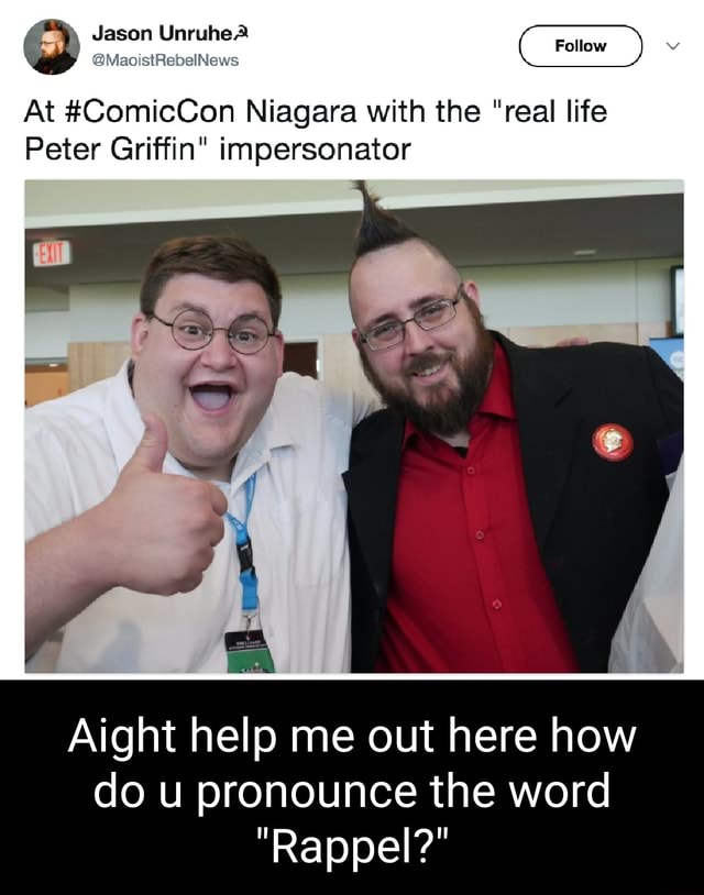 Jason Unruhe? @MaoistRebelNews At #ComicCon Niagara with the "real life ...