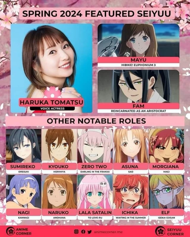 SPRING 2024 FEATURED SEIYUU HIBIKE! EUPHONIUM 3. REINCARNATED AS AN ...