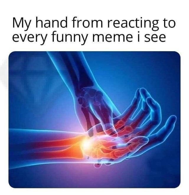 My hand from reacting to every funny meme i see - America’s best pics ...