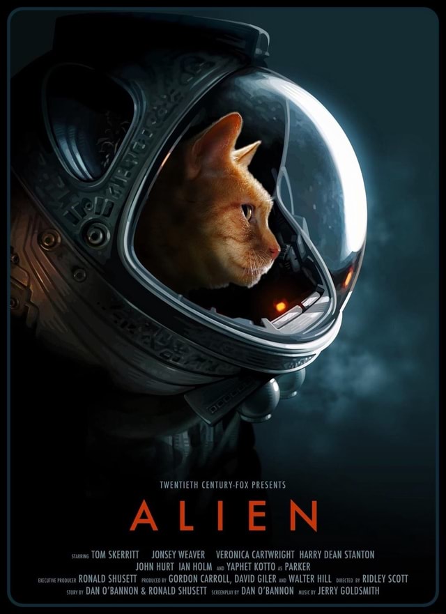 TWENTIETH CENTURY FOX PRESENTS ALIEN TOM SKERRITT JONSEY WEAVER ...