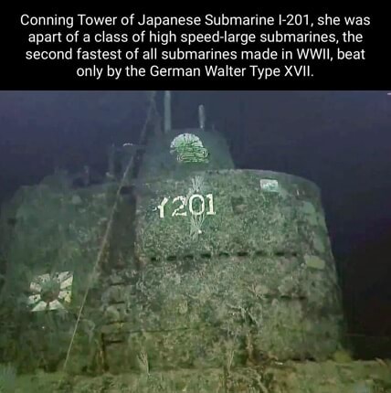 Conning Tower of Japanese Submarine -201, she was apart of a class of ...