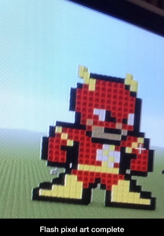 Flash pixel art complete - Flash pixel art complete - )