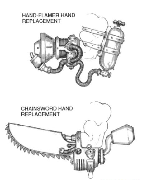 HAND-FLAMER HAND REPLACEMENT CHAINSWORD HAND REPLACEMENT - iFunny