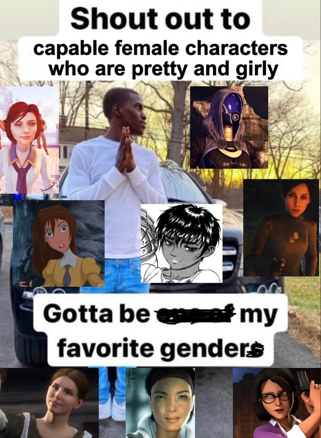 Shout Out To Capable Female Characters Who Are Pretty And Girly Gotta