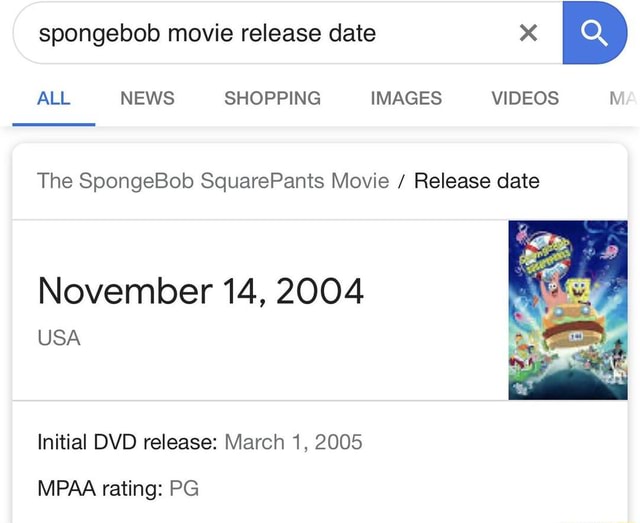 Spongebob movie release date X B ALL NEWS SHOPPING IMAGES VIDEOS IN The ...