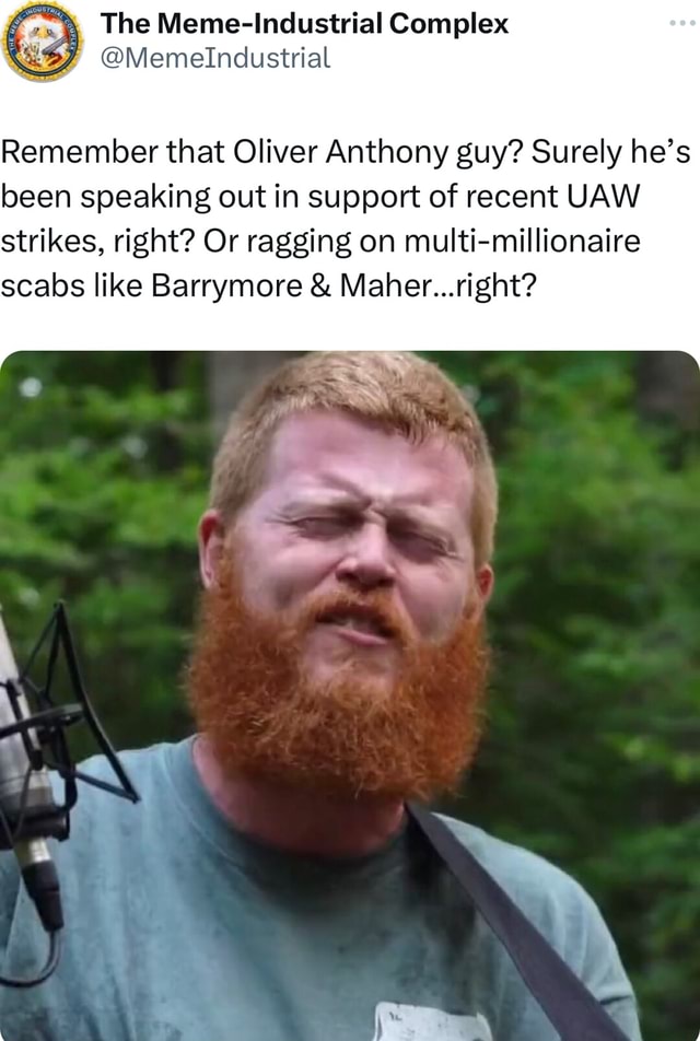 (:2 The Meme-Industrial Complex @Memelndustrial Remember that Oliver ...