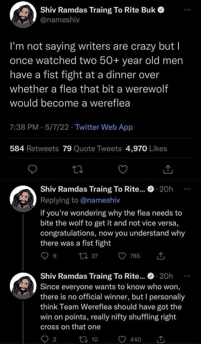 Shiv Ramdas Traing To Rite Buk @ I'm not saying writers are crazy but I ...