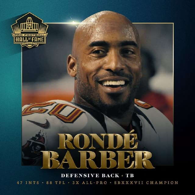 BRO FOOTSA RONDE BARBER DEFENSIVE BACK TB 47 INTS 88 TEL ALL-PRO ...