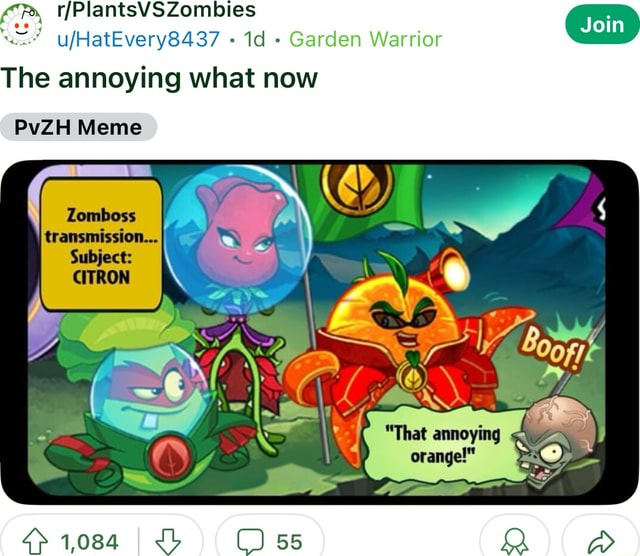 '/PlantsVSZombies - Garden Warrior The annoying what now PvZH Meme ...