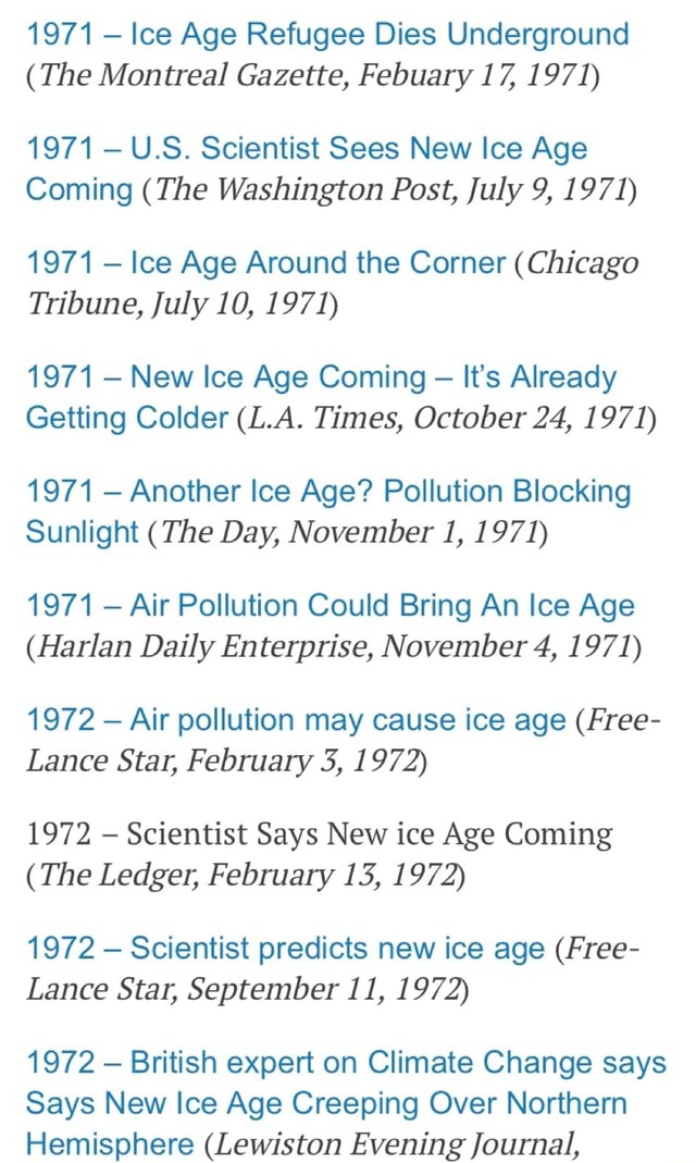 1971 Ice Age Refugee Dies Underground (The Montreal Gazette, Febuary 17 ...