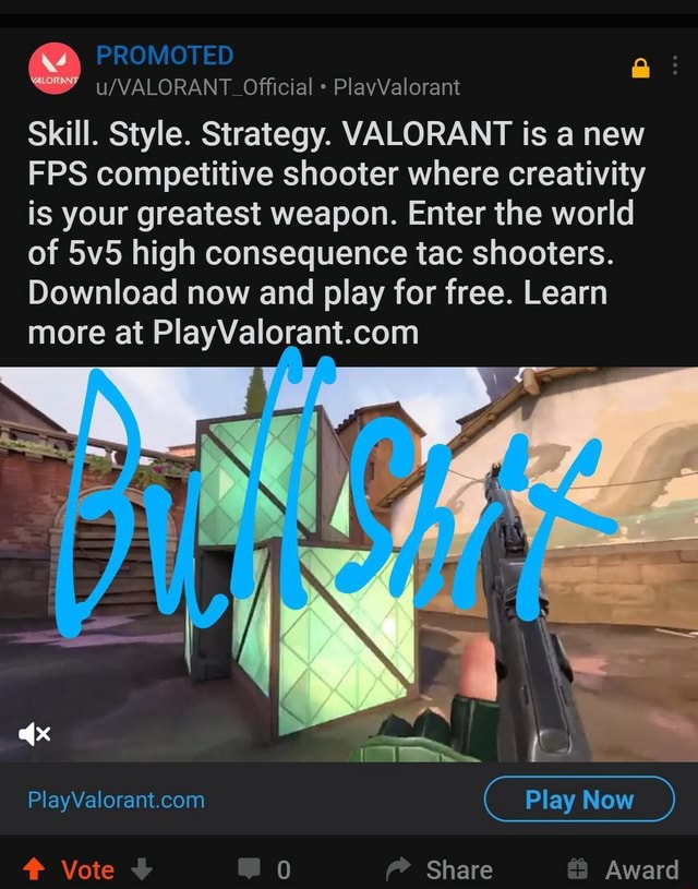 PROMOTED Official PlayValorant Skill. Style. Strategy. VALORANT is a ...