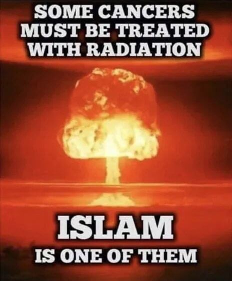 SOME CANCERS MUST BE TREATED WITH RADIATION ISLAM IS ONE OF THEM ...